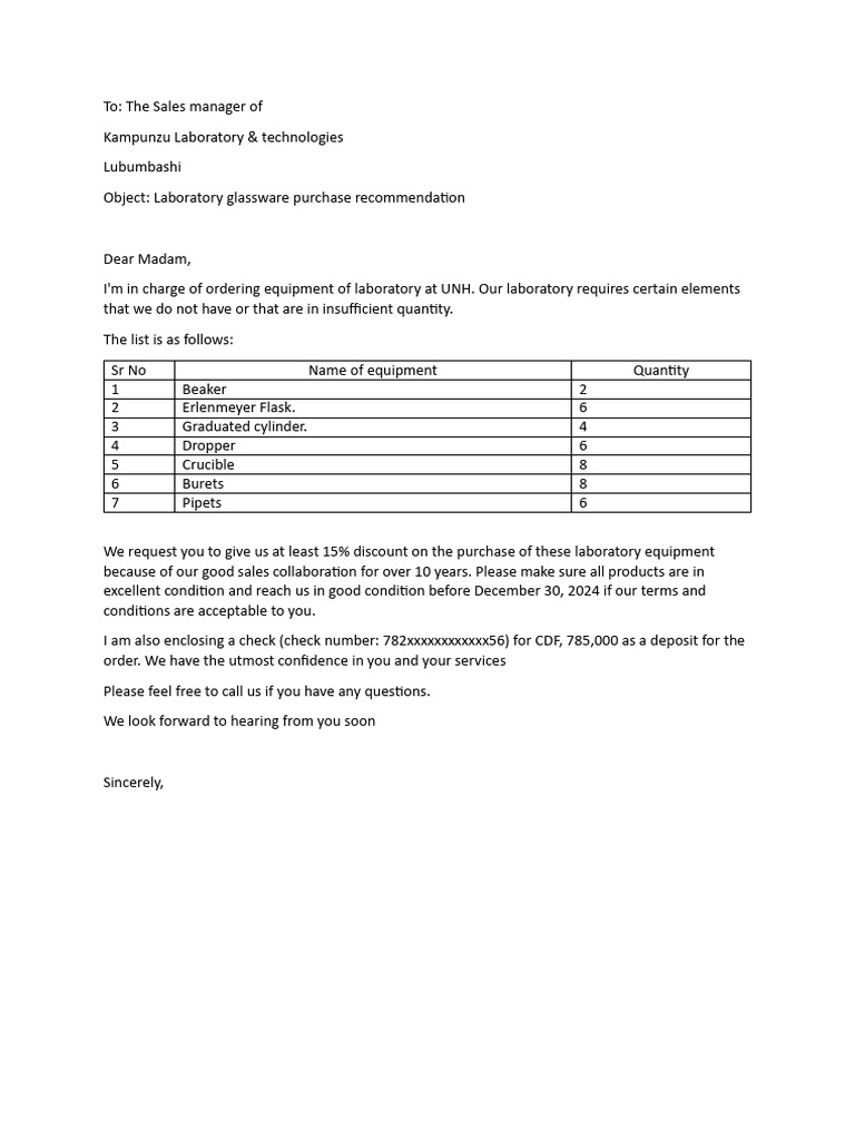 English Letter | PDF