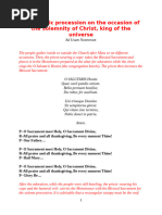 Thurifer Instructions for Solemn Mass | PDF | Christian Worship And ...
