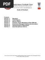 Yellow and Red Card Offence Codes | PDF | Ball Games | Football Codes