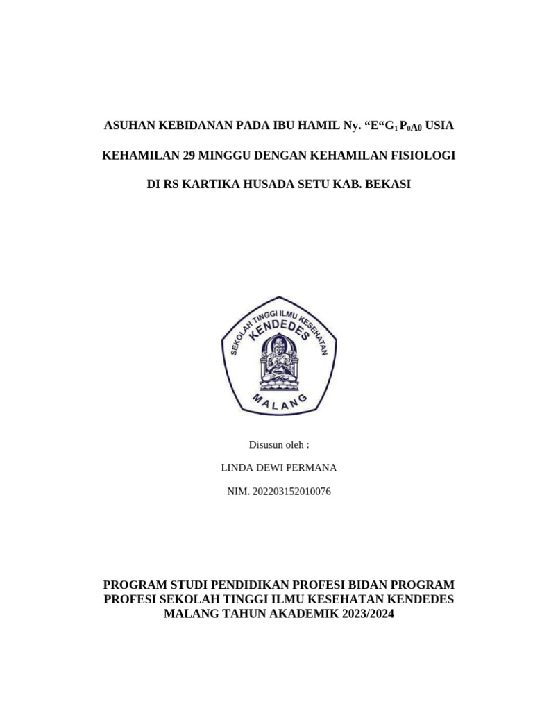 Laporan ASKEB ANC | PDF