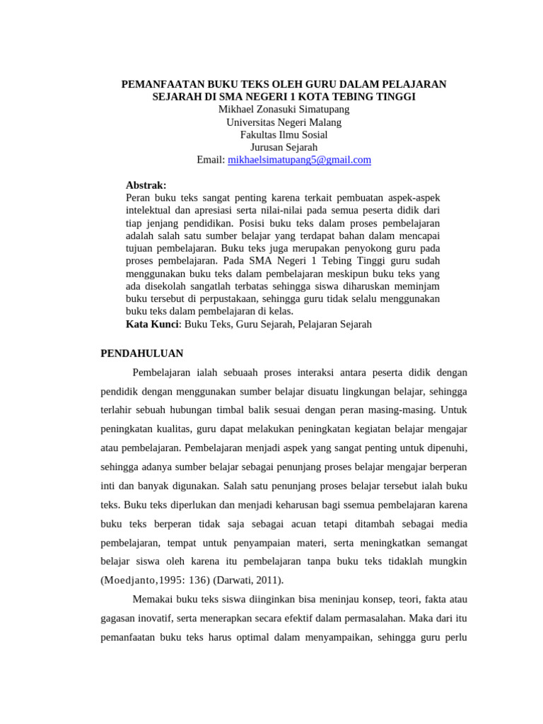 Artikel Buku Teks (Paling Fix) | PDF