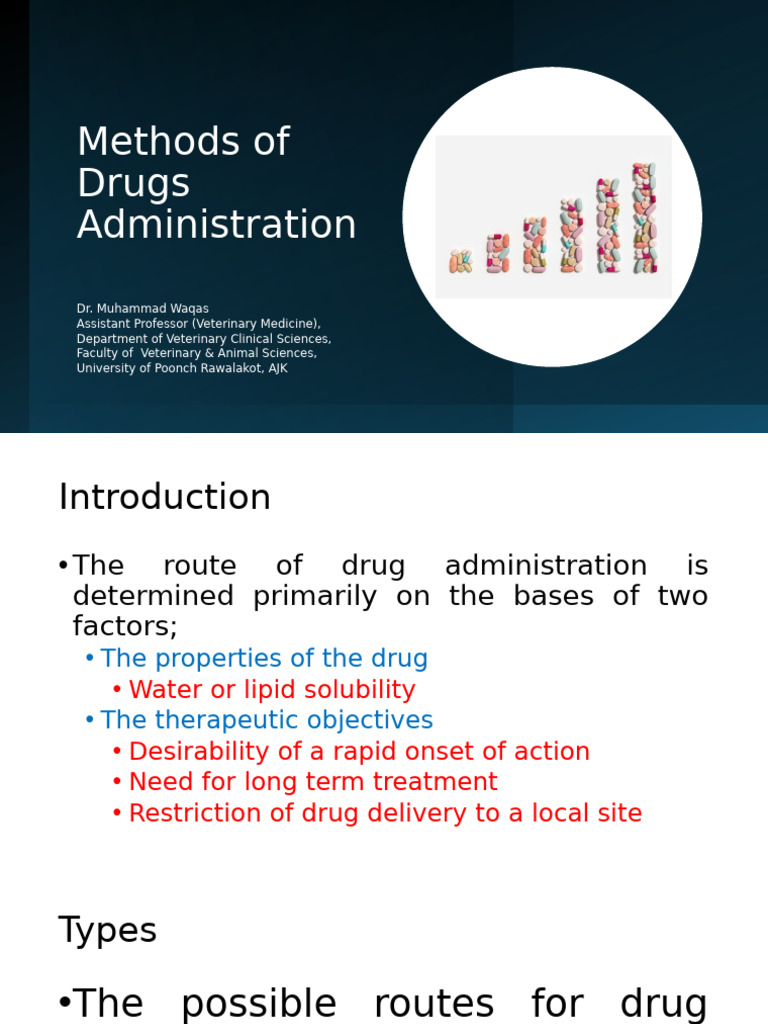 Methods of Drugs Administration | PDF | Topical Medication | Injection ...