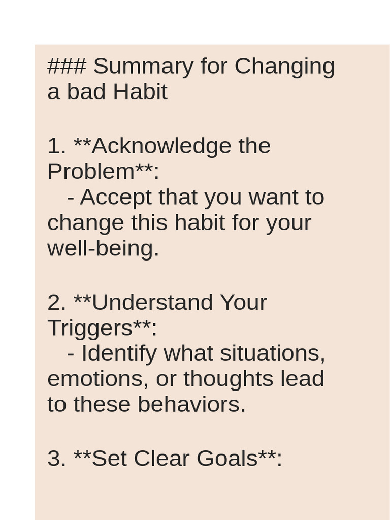 Changing Habit - 240711 - 150756 | PDF