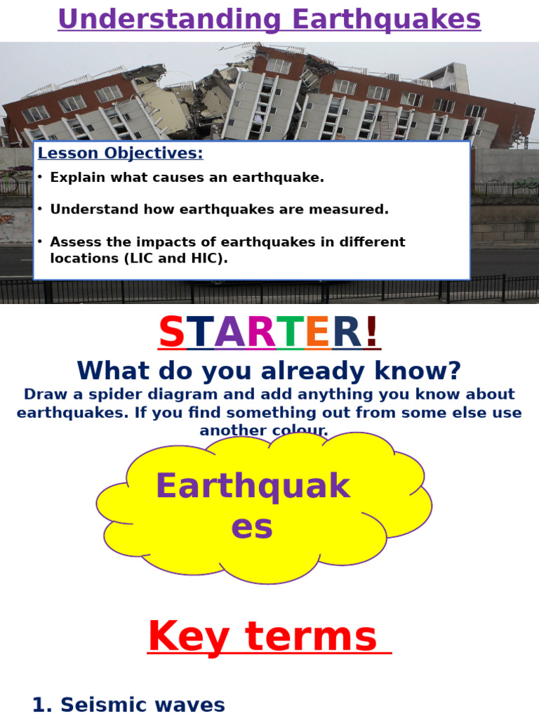 Lesson 10-11. Earthquakes and Case Studies | PDF | Earthquakes | Seismology