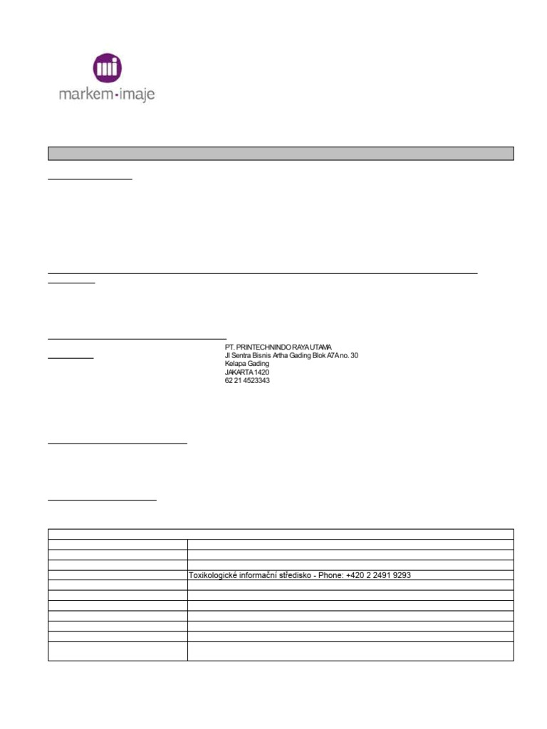 Lembar Data Keselamatan MB175 | PDF