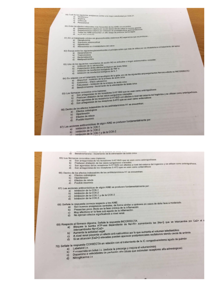 Examen Farma 2 REDUCIDO 2 | PDF