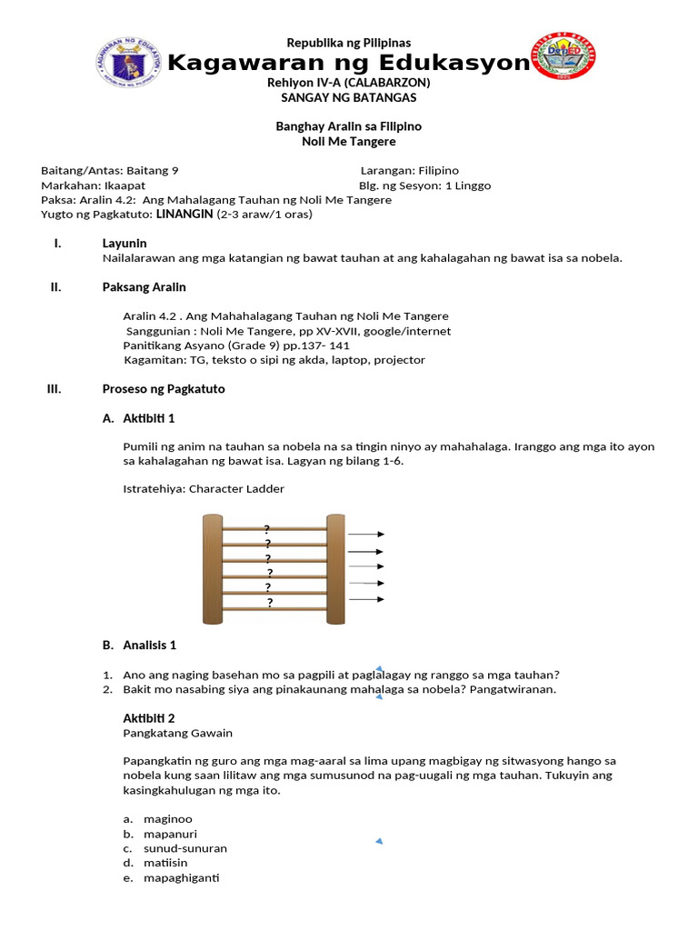 Aralin 4.2 Linangin | PDF