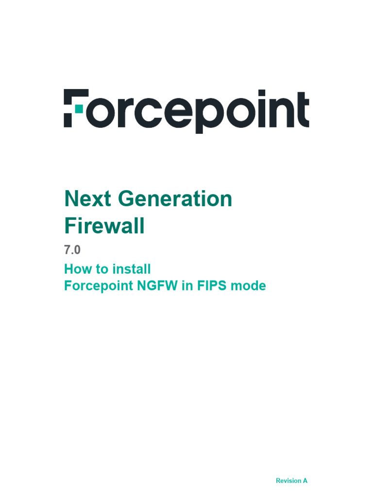 NGFW 700 HT Install-Ngfw-In-Fips-Mode A En-Us | PDF | Installation (Computer Programs ...