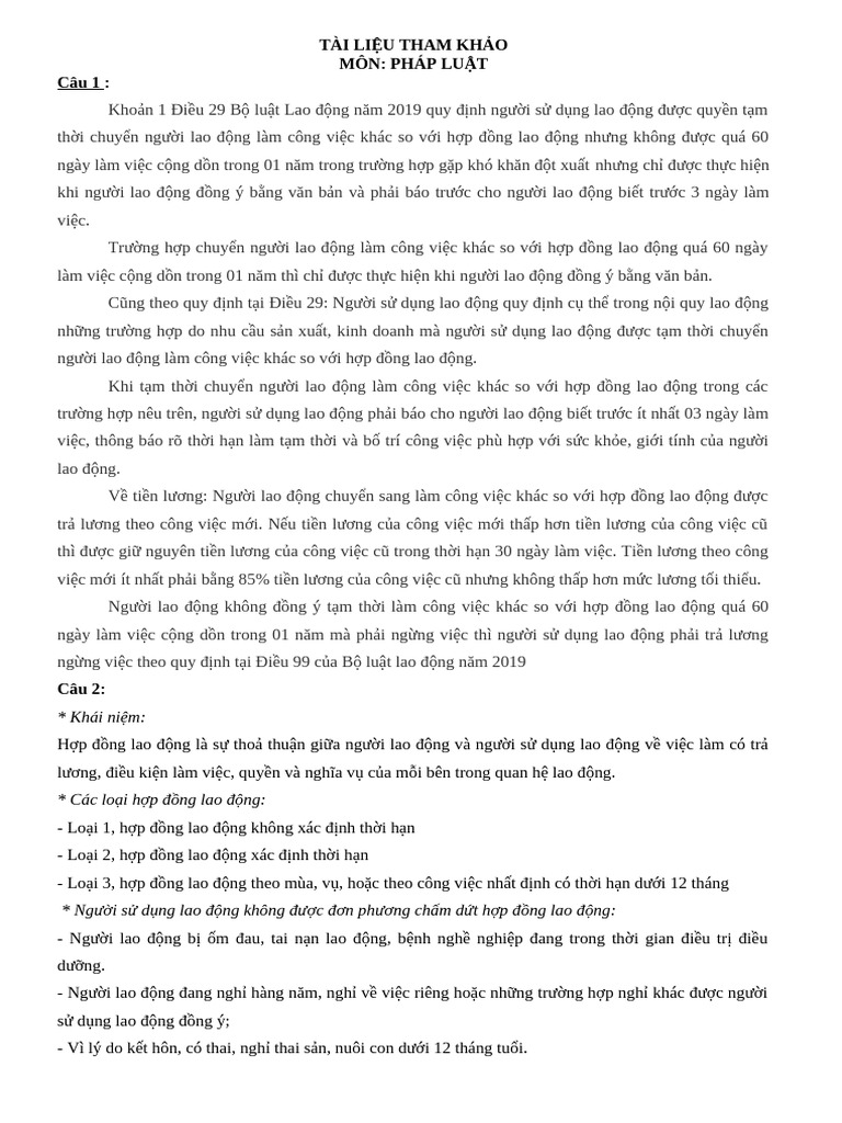 TLTK - PHÁP LUẬT | PDF