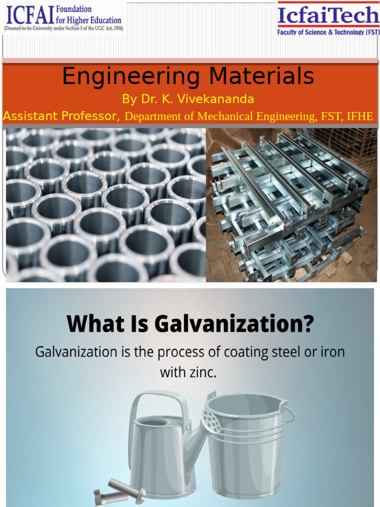 Lecture-20 - Galvanization and Insulation Varnish | PDF | Corrosion | Rust