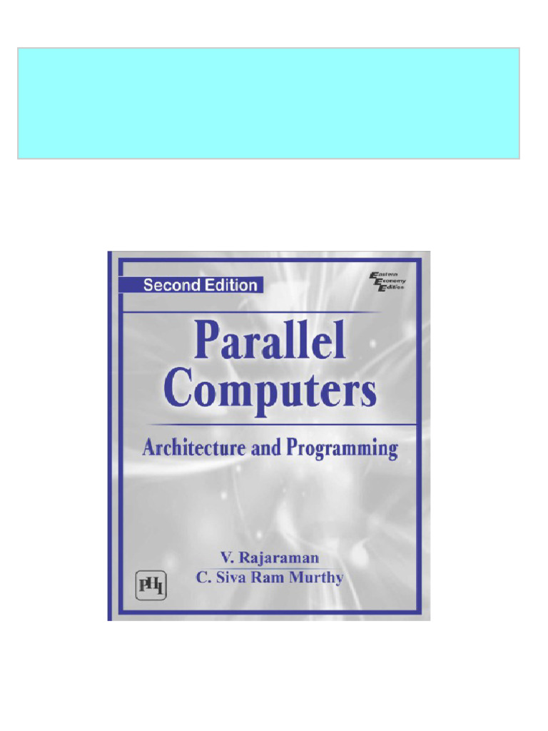 Full Parallel Computers Architecture and Programming V. Rajaraman PDF All Chapters | PDF ...