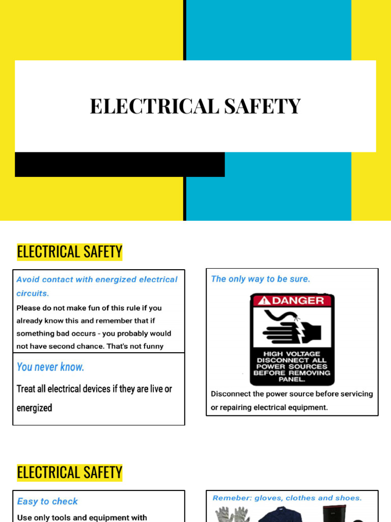 Electrical Safety | PDF