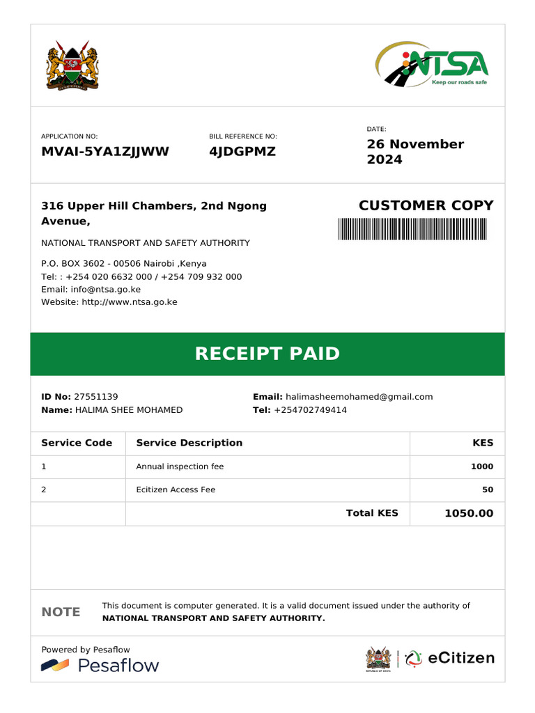 MVAI-5YA1ZJJWW-RECEIPT | PDF