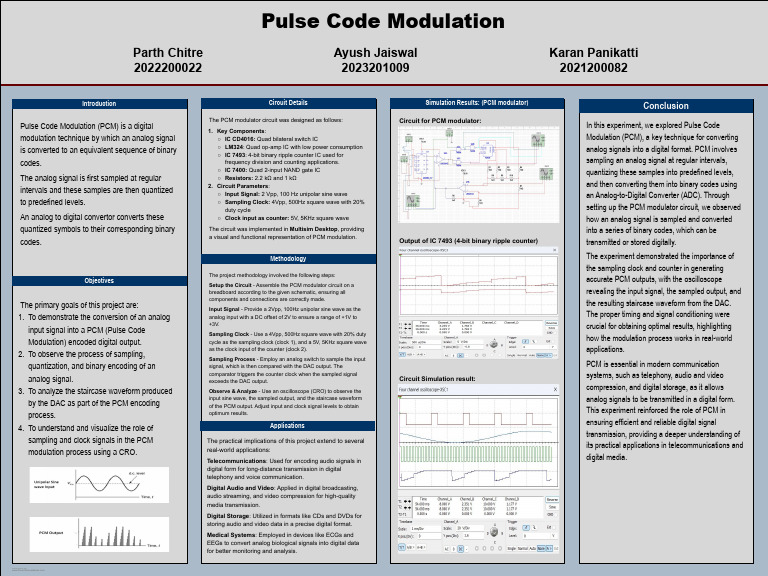 Pcm Modulation Pptx Pdf Sampling Signal Processing Modulation