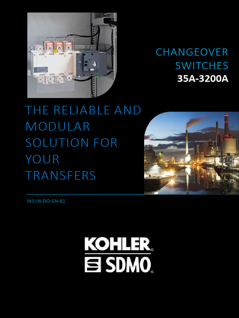 Automatic Transfer Switch Brochure | PDF | Mains Electricity | Switch