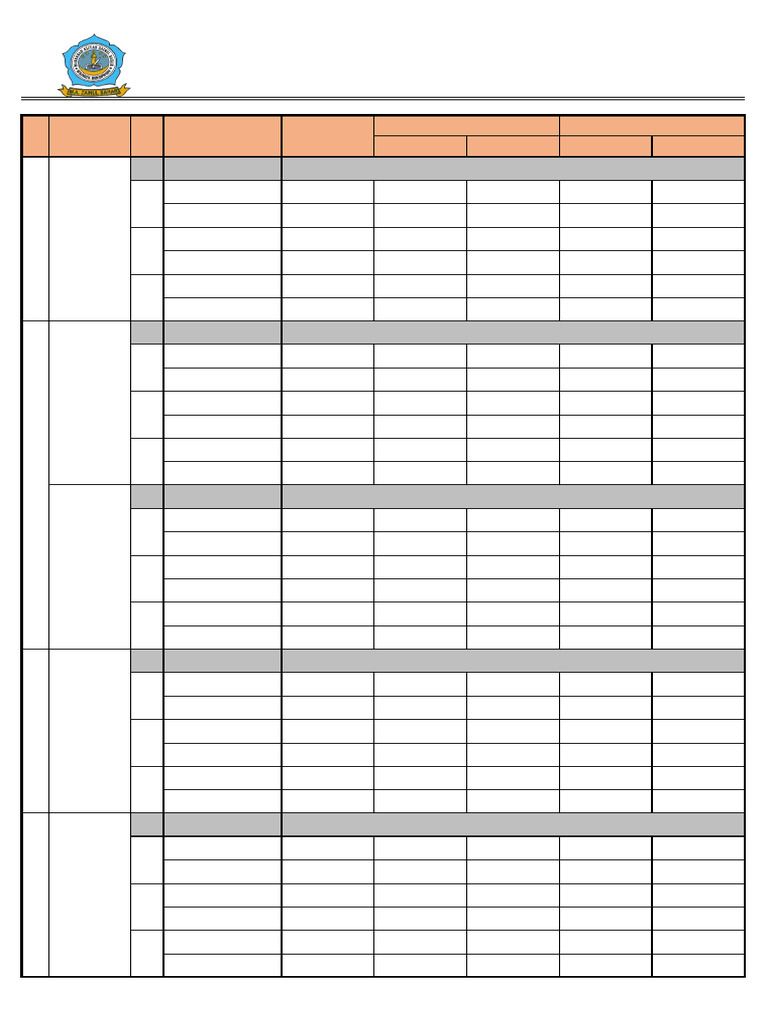 Jadwal Ujian Semester Ganjil 2024-2025 | PDF