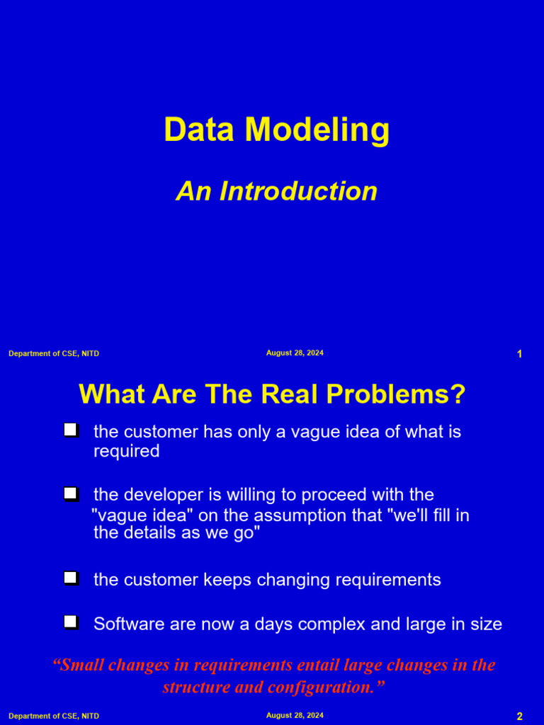 BDM Lect 1 | PDF | Conceptual Model | Relational Database