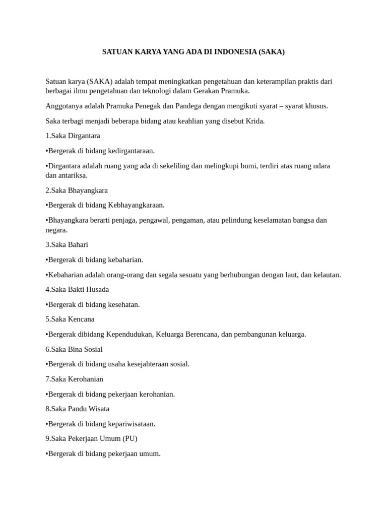 Macam Macam Saka | PDF