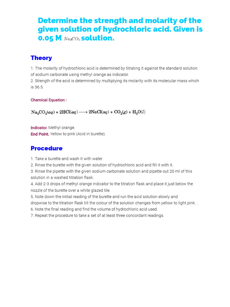 Titration 2 11 | PDF
