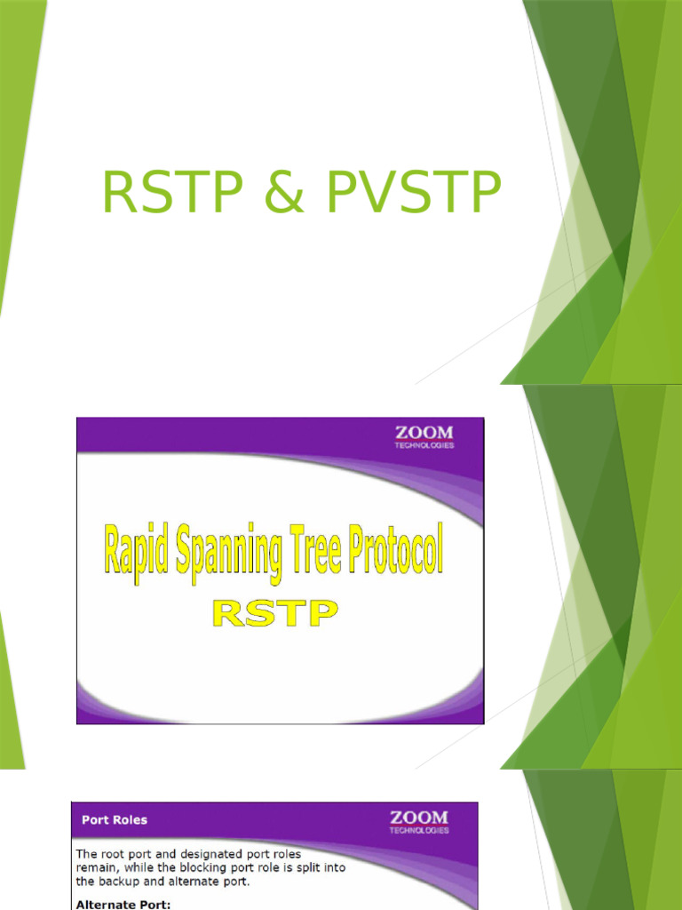 RSTP & PVSTP & BPDU Guard | PDF