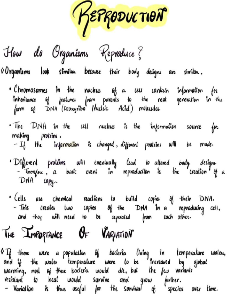 How Do Organisms Reproduce | PDF