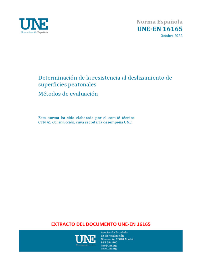 (Ex) Une-En 16165 2022 | PDF | Ingeniería mecánica | Física Aplicada e ...