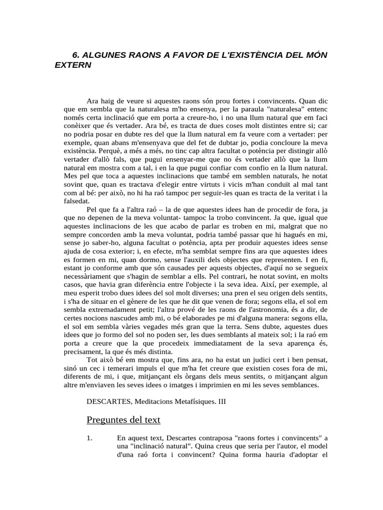Raons Existencia Objec | PDF