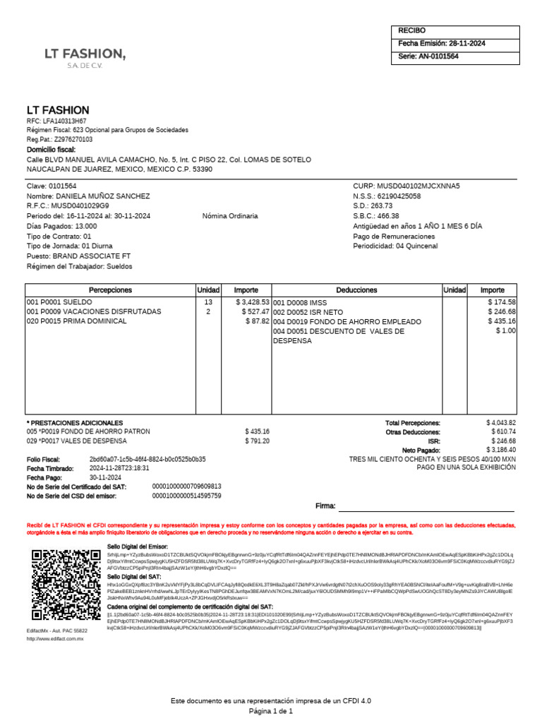 LT Fashion: Página 1 de 1 | PDF