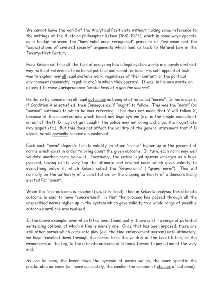 Kelsen - Criticism | PDF | Political Science | Justice