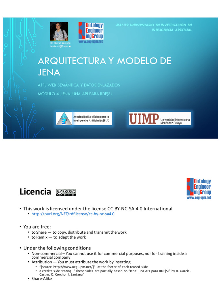 Modulo4 Leccion2 Arquitectura+y+modelo+Jena+API | PDF | Resource Description Framework ...
