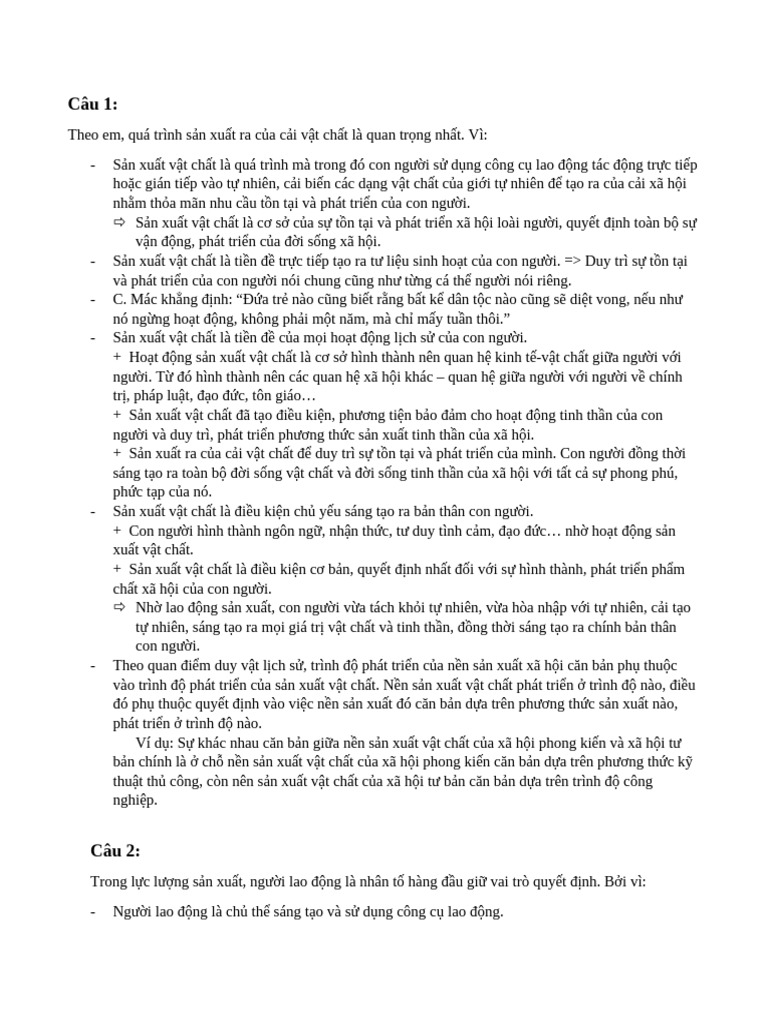 Triết - Tìm hiểu về học thuyết hình thái KT-XH | PDF