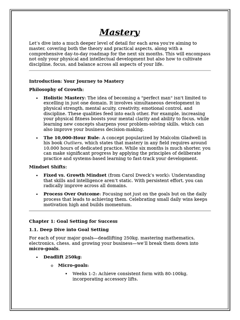 Mastery | PDF | Strength Training | Electrical Network