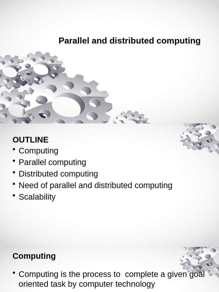 Lecture 01 | PDF | Scalability | Parallel Computing