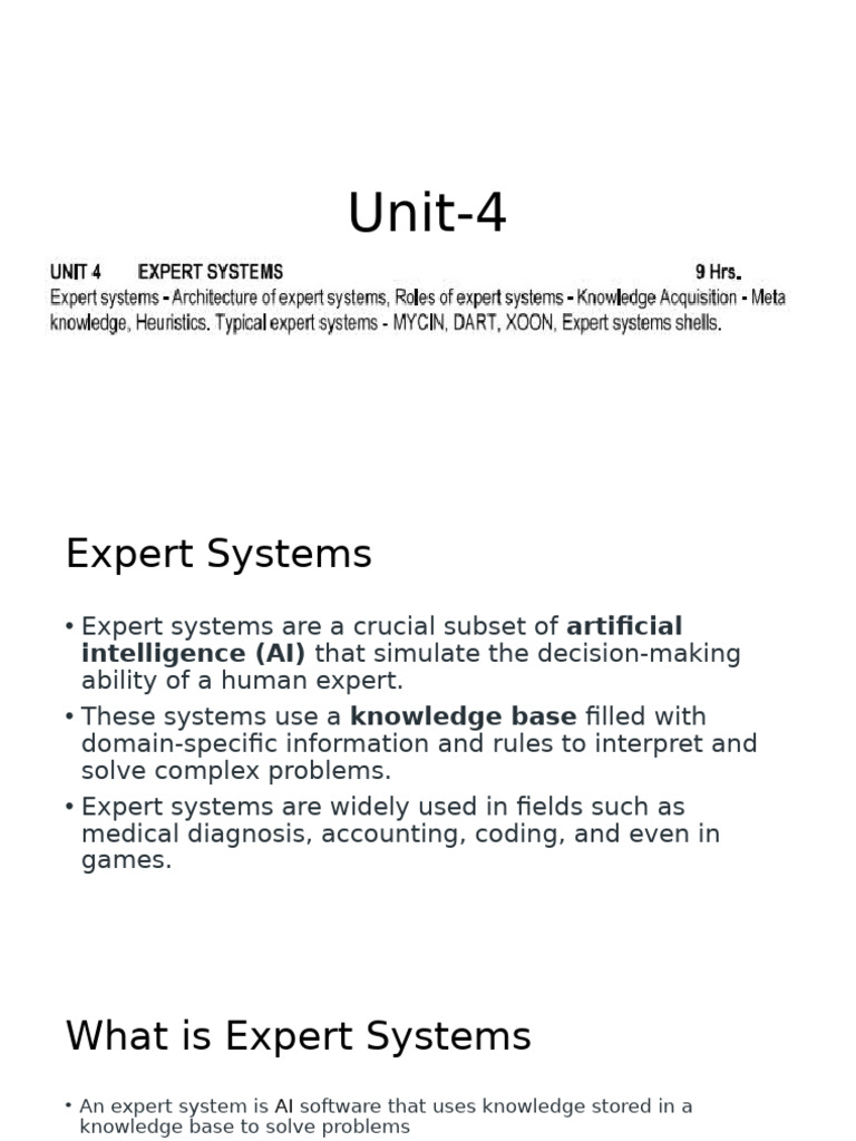 Unit 4 | PDF | Fuzzy Logic | Artificial Intelligence