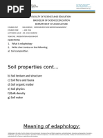 AG 102 Principles of Soil Science - Part I 6 | PDF | Soil | Clay