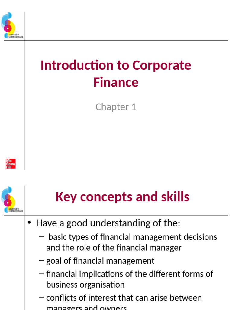 Intro To Corporate Finance | PDF | Investing | Financial Services