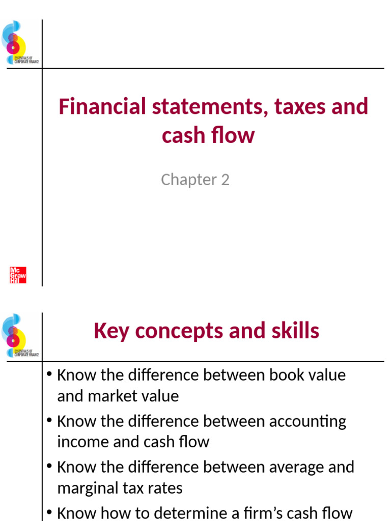 Taxes and Cash Flows | PDF | Balance Sheet | Dividend