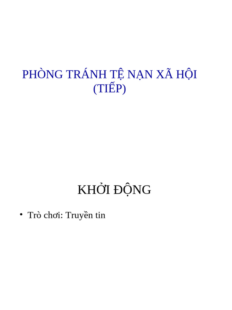 Phòng chống TNXH | PDF