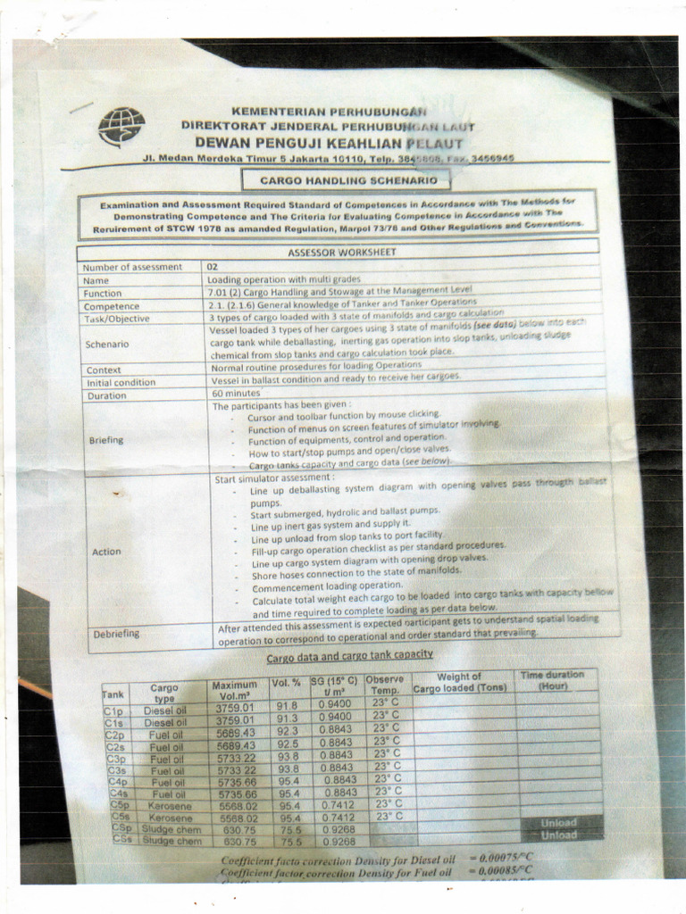 DKP Penanganan & Pengauran Muatan | PDF