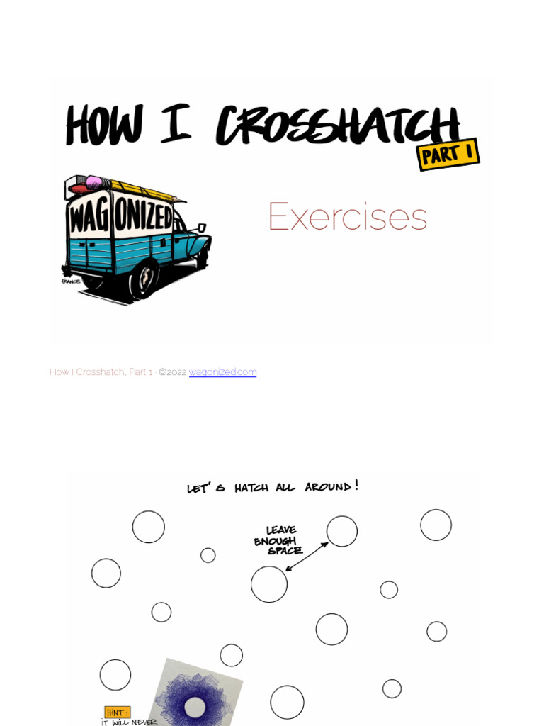 How I Crosshatch Part 1 Exercises | PDF