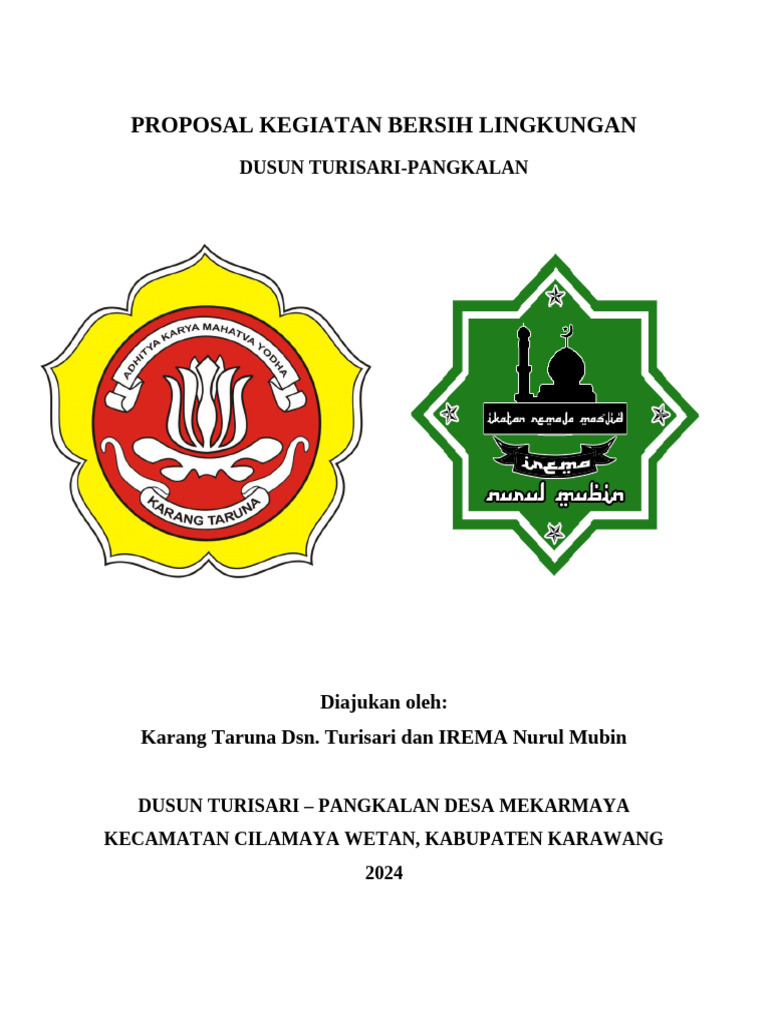 Proposal Kerja Bakhti Katar Dusun Pangkalan Turisari Dan Irema Nurul Mubin | PDF