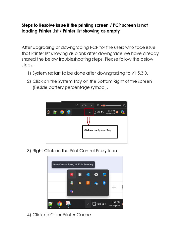 Steps To Resolve Empty Printer Tray | PDF