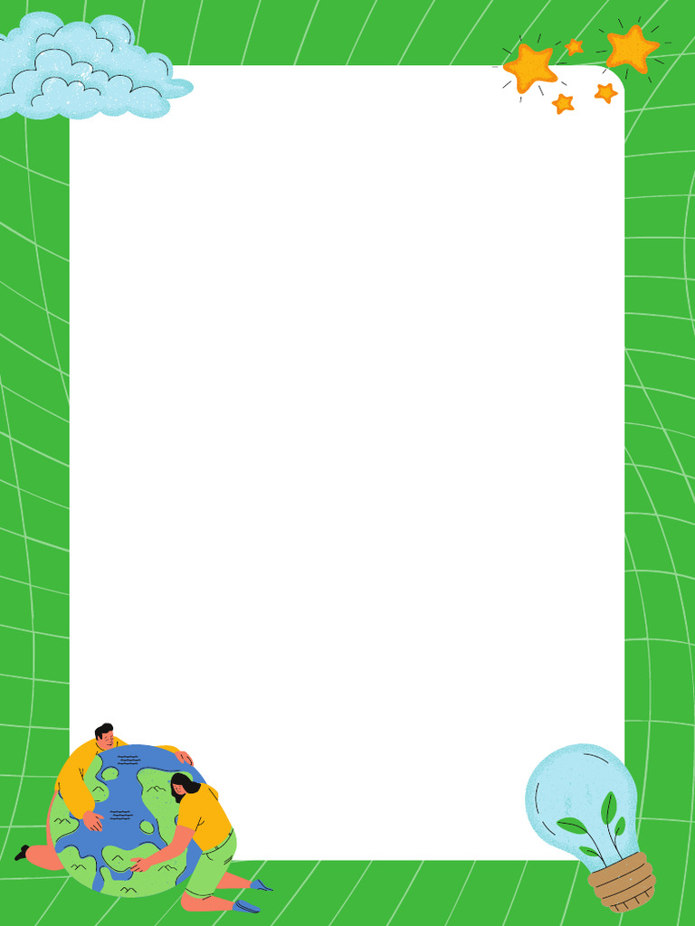 Green Creative Sustainable Development Blank Paper A4 Document | PDF