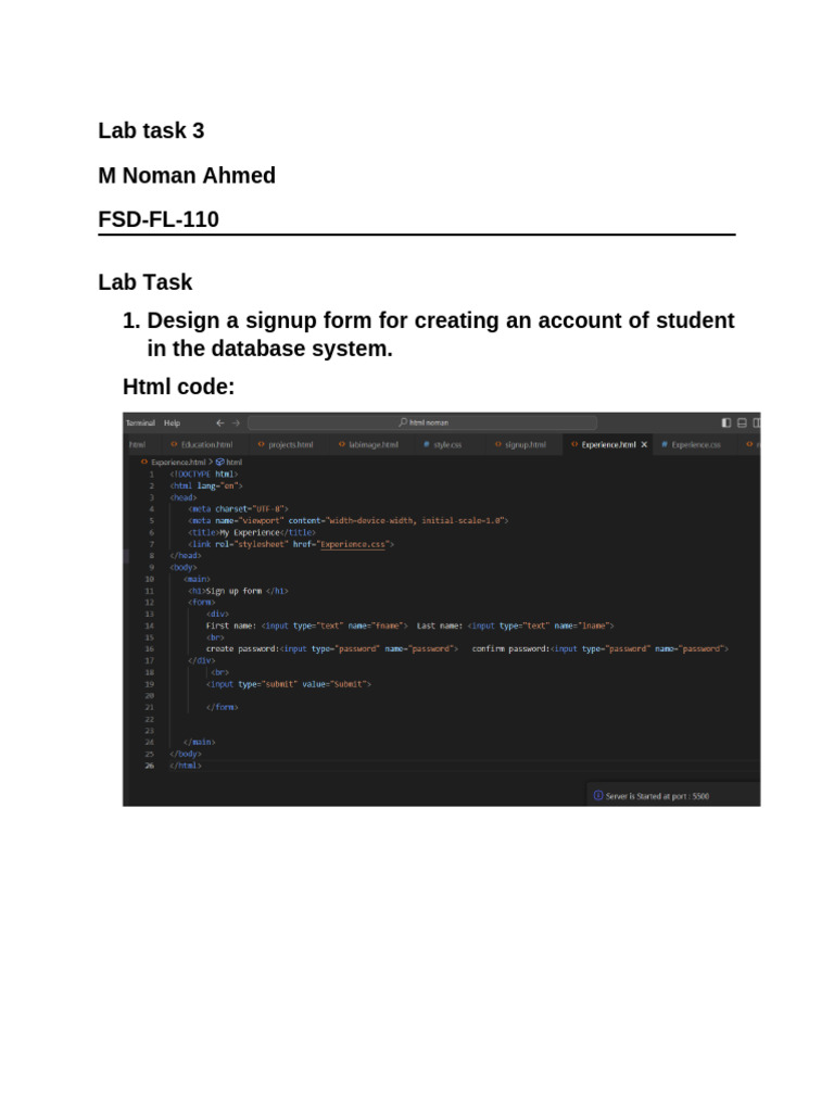 Lab Task 3 Web 1 Pdf
