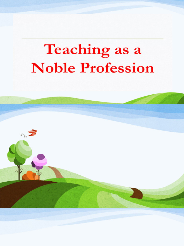 The Teaching Profession | PDF