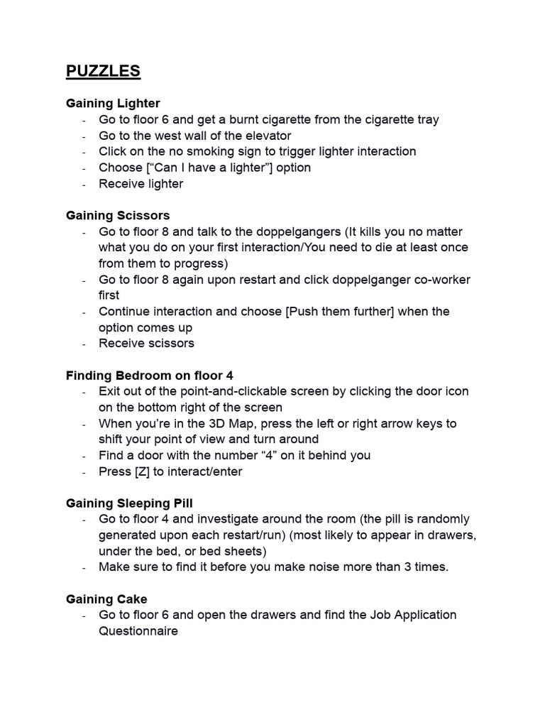 Elevator Hitch Endings Guide | PDF | Language Arts & Discipline