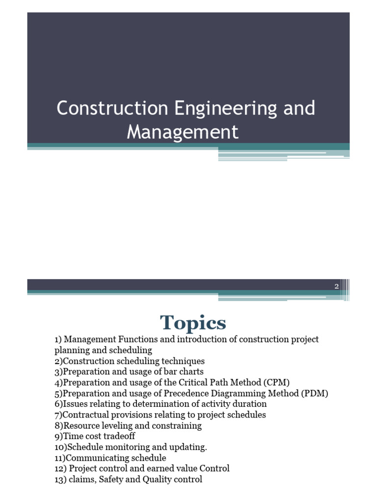 CEM Lecture Notes | PDF | Project Management | Business CEM Lecture Notes | PDF | Project Management | Business