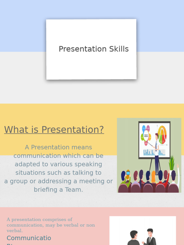 Presentation Skills | PDF