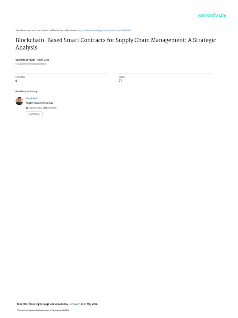 Strategic SCM - Case Study-4 | PDF | Supply Chain | Computer Security