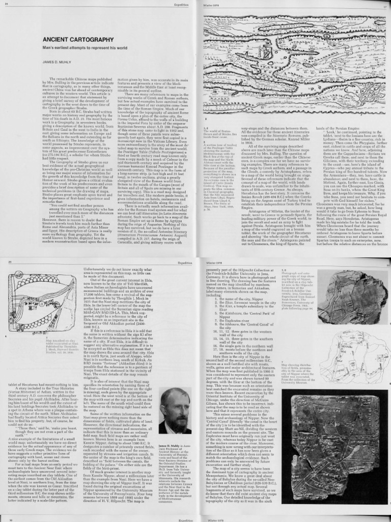 Ancient Cartography | PDF